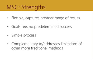 The Most Significant Change Method: Background | PPTX