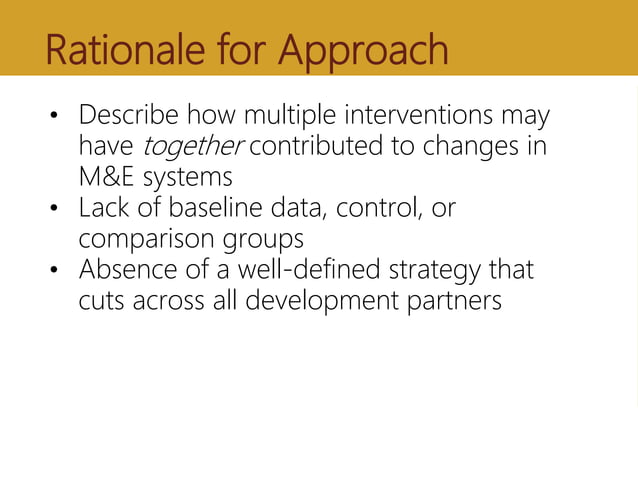 Measuring National M&E System Strengthening in Nigeria: Application of ...