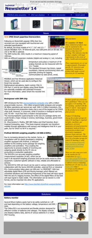 WiTD newsletter 14 | PDF