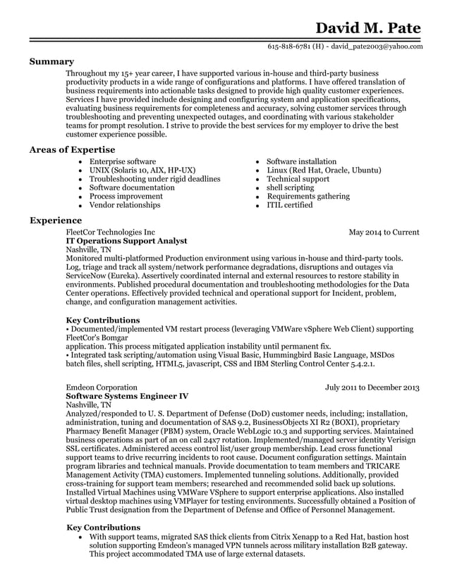 David Pate _resume_draft_final_1 | PDF
