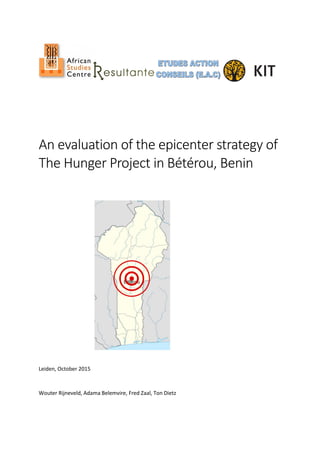 Final Report Evaluation THP Bétérou | PDF