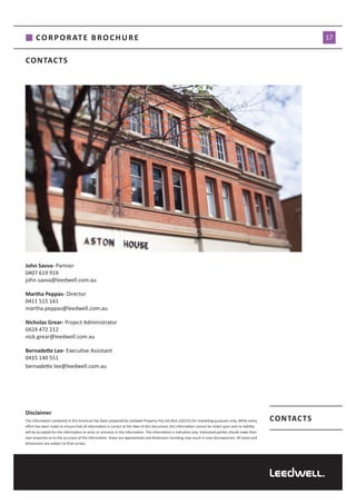 Leedwell PM Corporate Profile 2016 | PDF