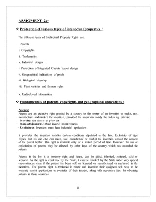 IPR-Intellectual Property Right | DOCX