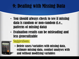 Brief Introduction to the 12 Steps of Evaluation Data Cleaning | PPT