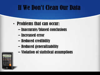 Brief Introduction to the 12 Steps of Evaluation Data Cleaning | PPT