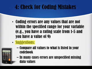 Brief Introduction to the 12 Steps of Evaluation Data Cleaning | PPT