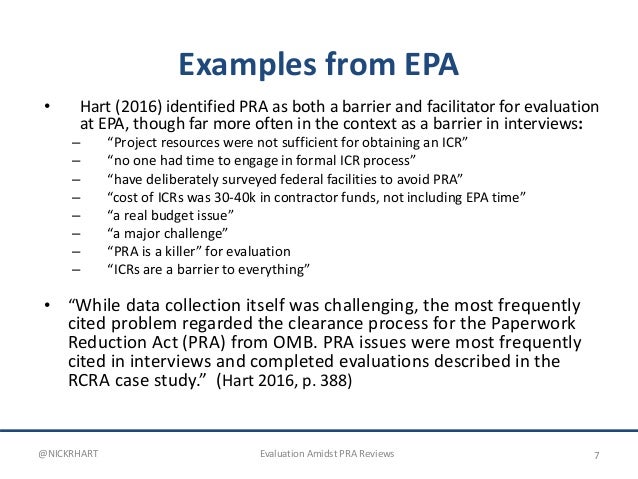 Evaluation Amidst Paperwork Reduction Act Reviews: Overcoming Challe…