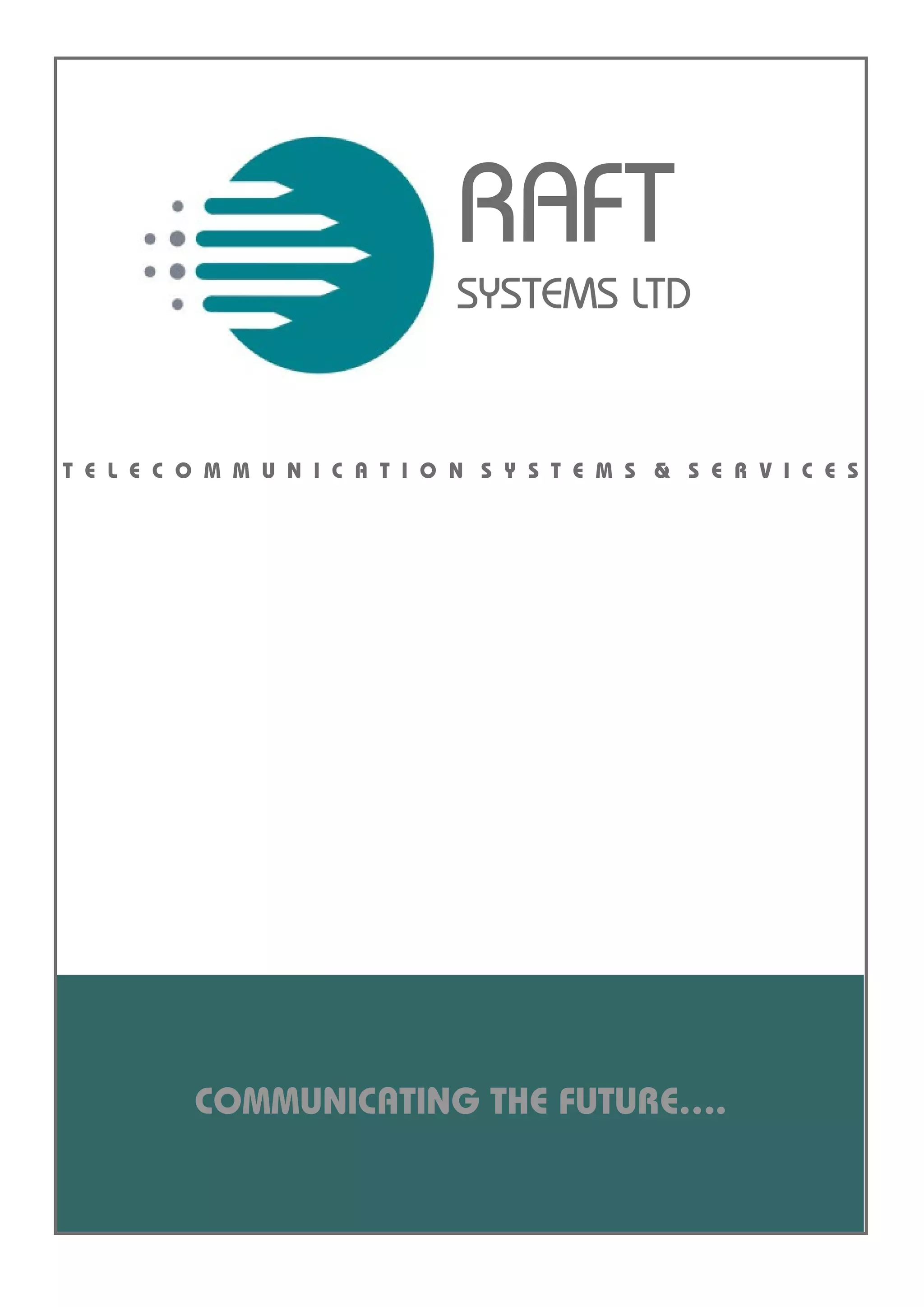 RAFT Systems Company Brochure | PDF