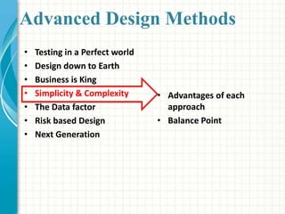 Advanced Test Design Methods | PPTX