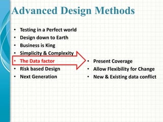 Advanced Test Design Methods | PPT
