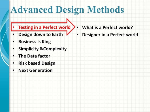 Advanced Test Design Methods | PPTX