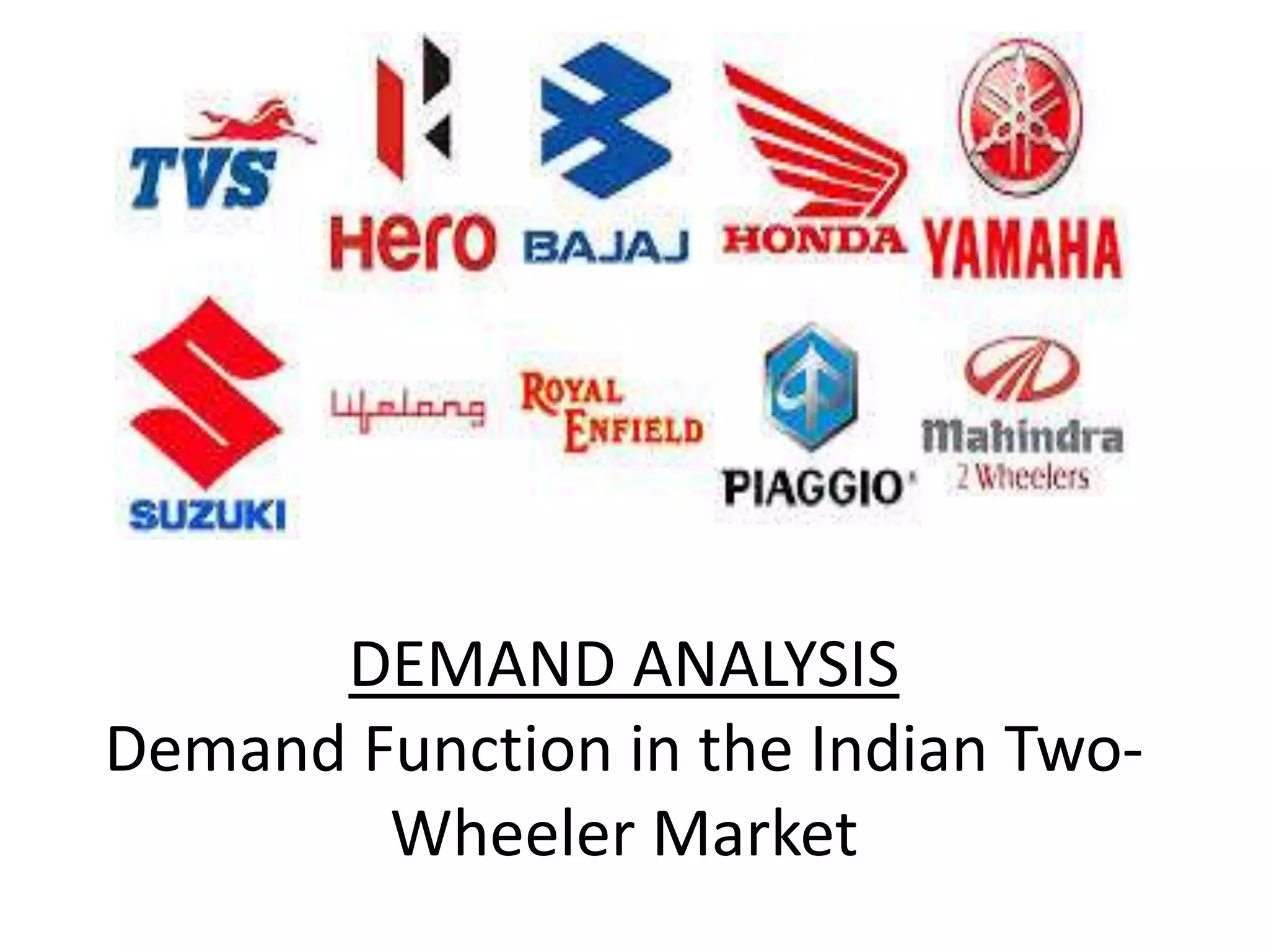 Demand analysis group presentation | PPTX