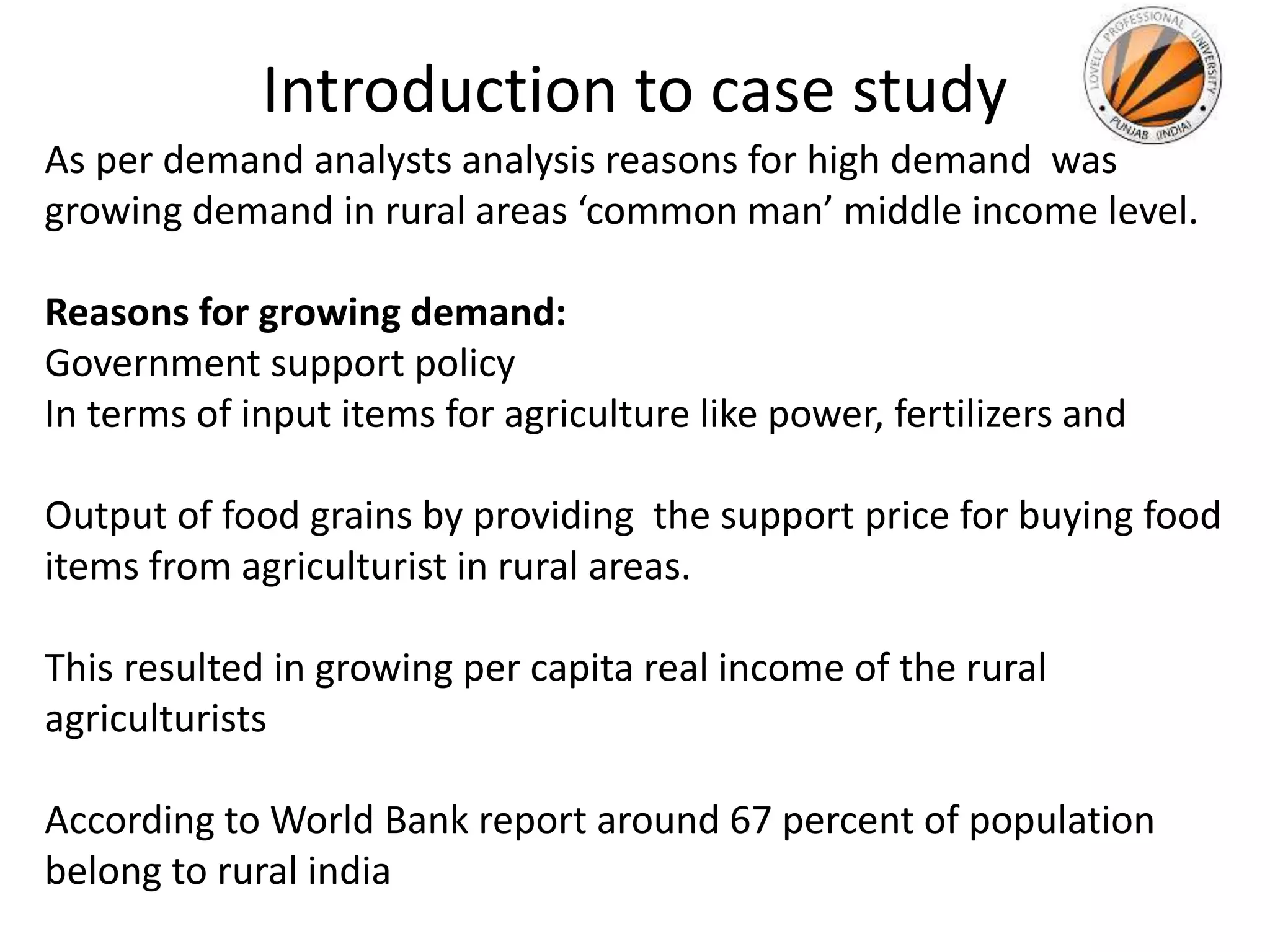 Demand analysis group presentation | PPT | Free Download