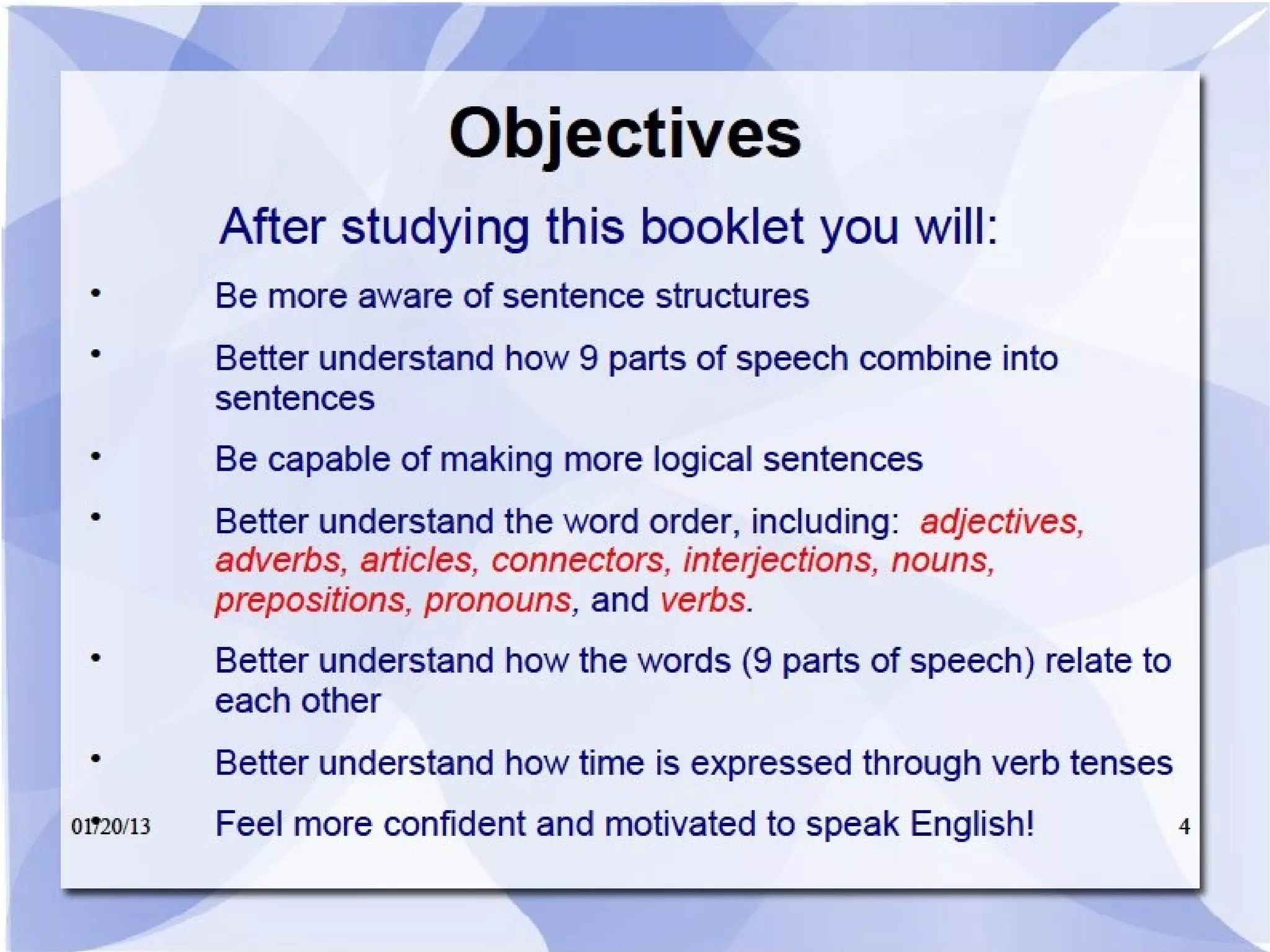 Quick Reference to English Grammar | PDF