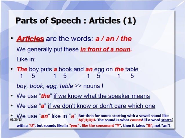 Quick Reference to English Grammar | PDF
