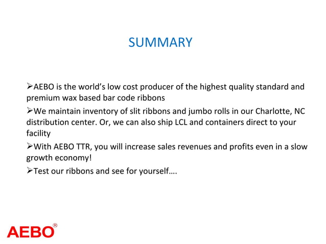 AEBO Introduction | PPT