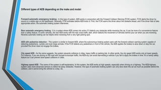 Autonomous emergency braking system (aeb) ppt.ppt