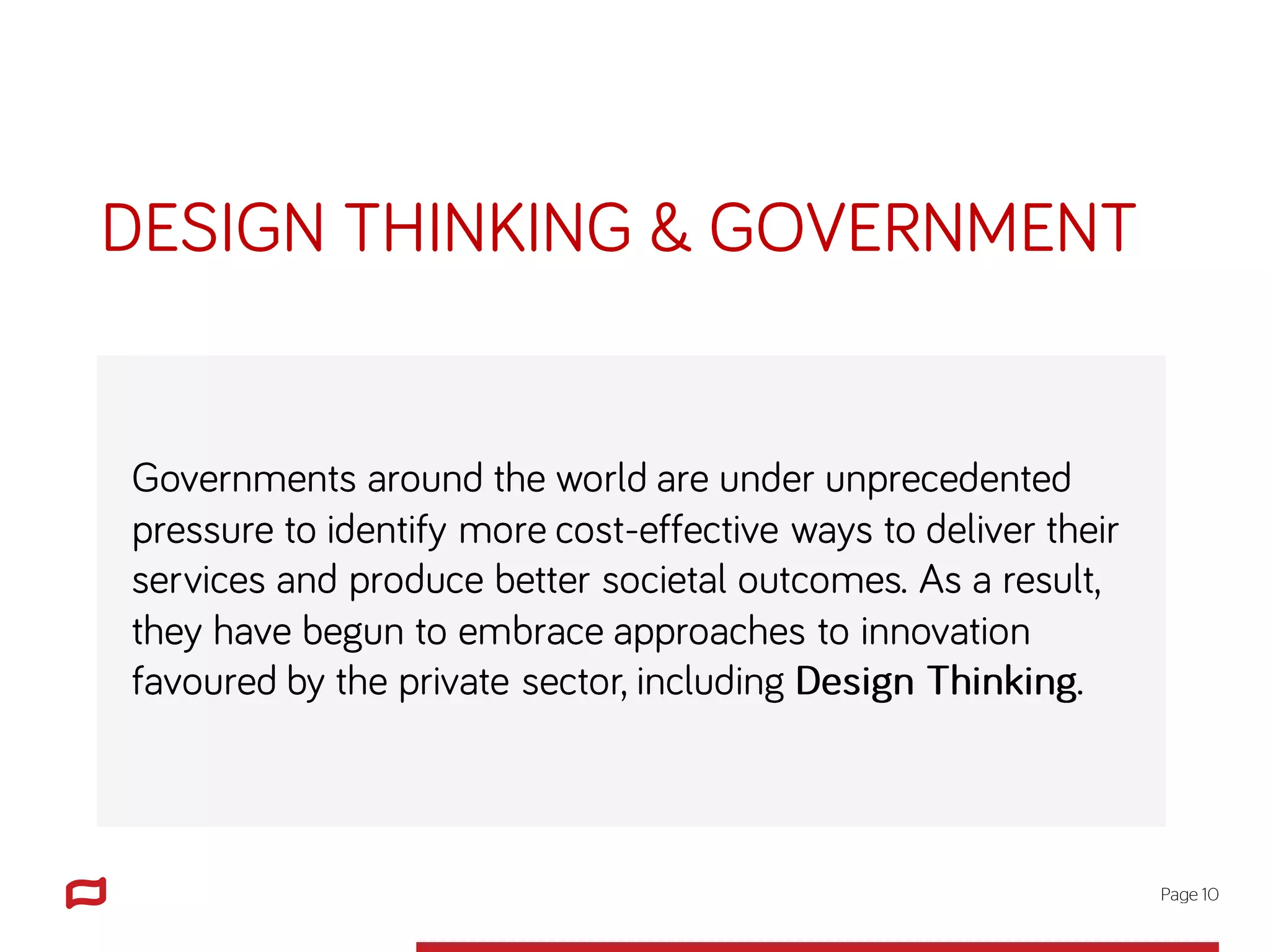 Customer led innovation and design thinking | PDF