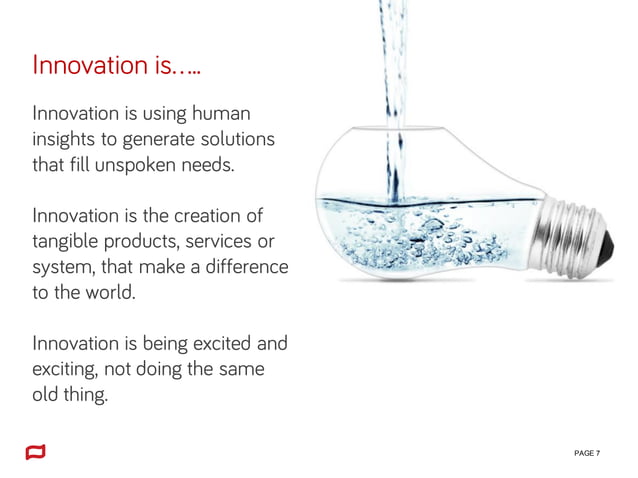 Customer led innovation and design thinking | PDF