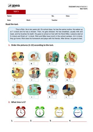 test5 - daily routine.docx | Food & Drink
