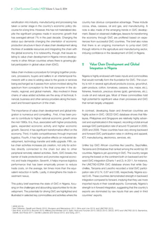 Global Value Chain Development and Structural Transformation in Nigeria | PDF