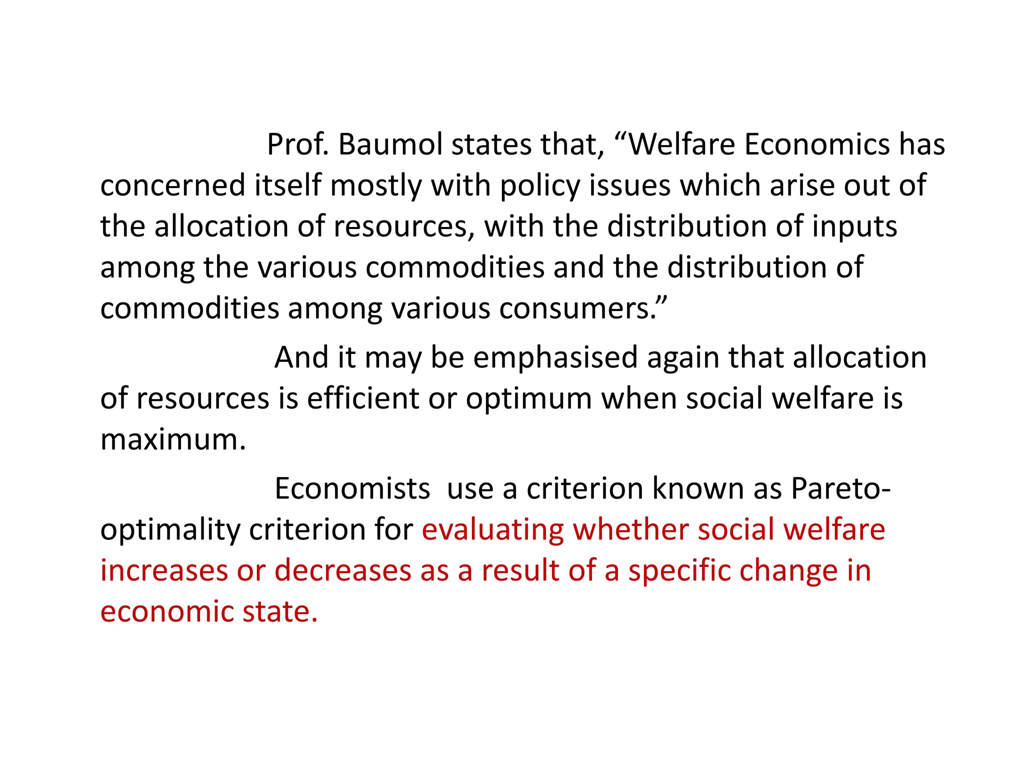 welfare economics | PPTX