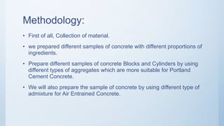 Air Entrained Concrete | PPTX | Civil Engineering Industry | Industries