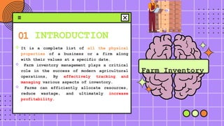 Farm Inventory Management: Enhancing Efficiency and Profitability | PPTX
