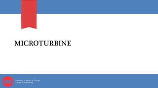 Simulation of a small scale cogeneration system using a microturbine | PPT