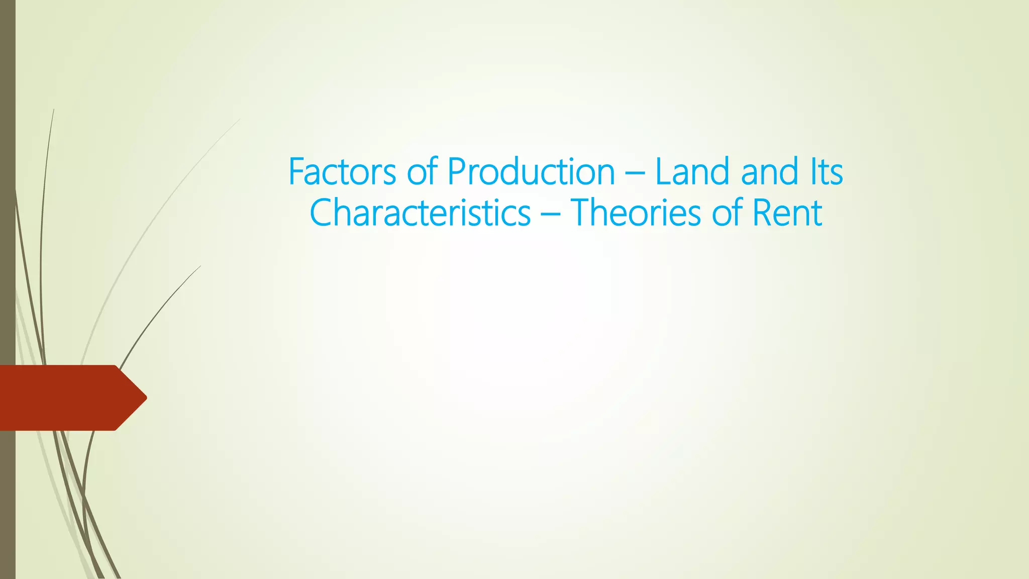 principles of agricultural economics | PPTX