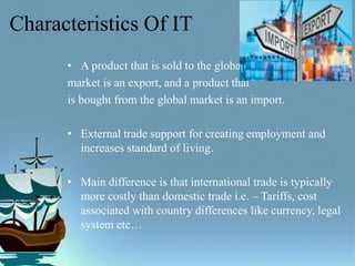 INTERNATIONAL TRADE | PPTX
