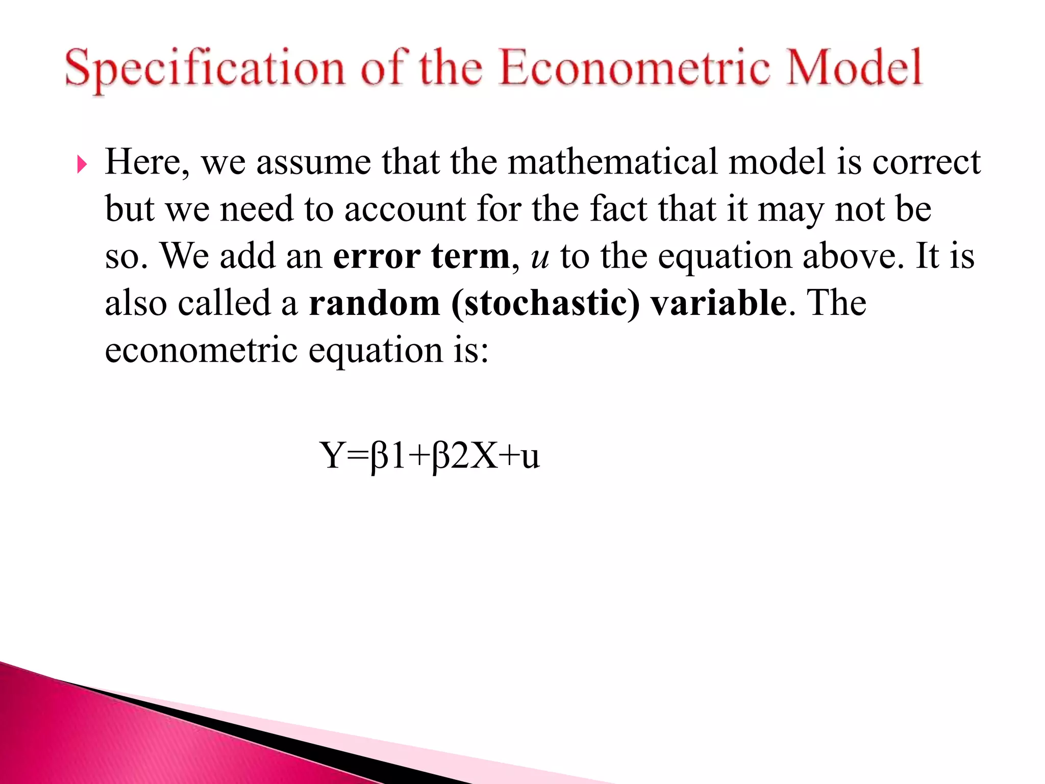 Methodology of Econometrics / Hypothesis Testing | PPTX
