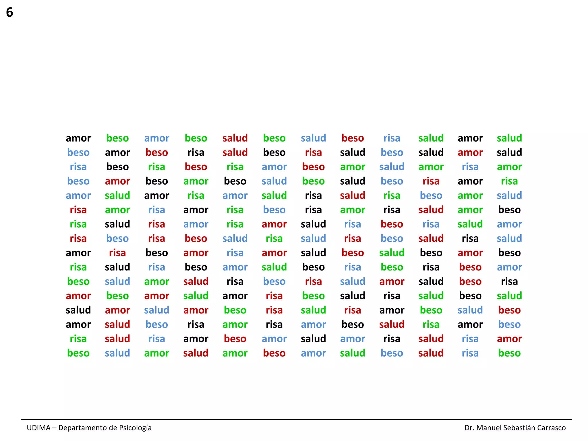 Efecto Stroop emocional | PPT