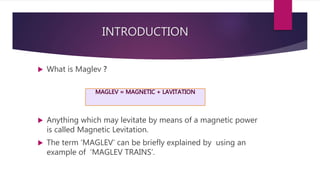 Maglev Train | PPTX
