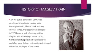 Maglev Train | PPTX