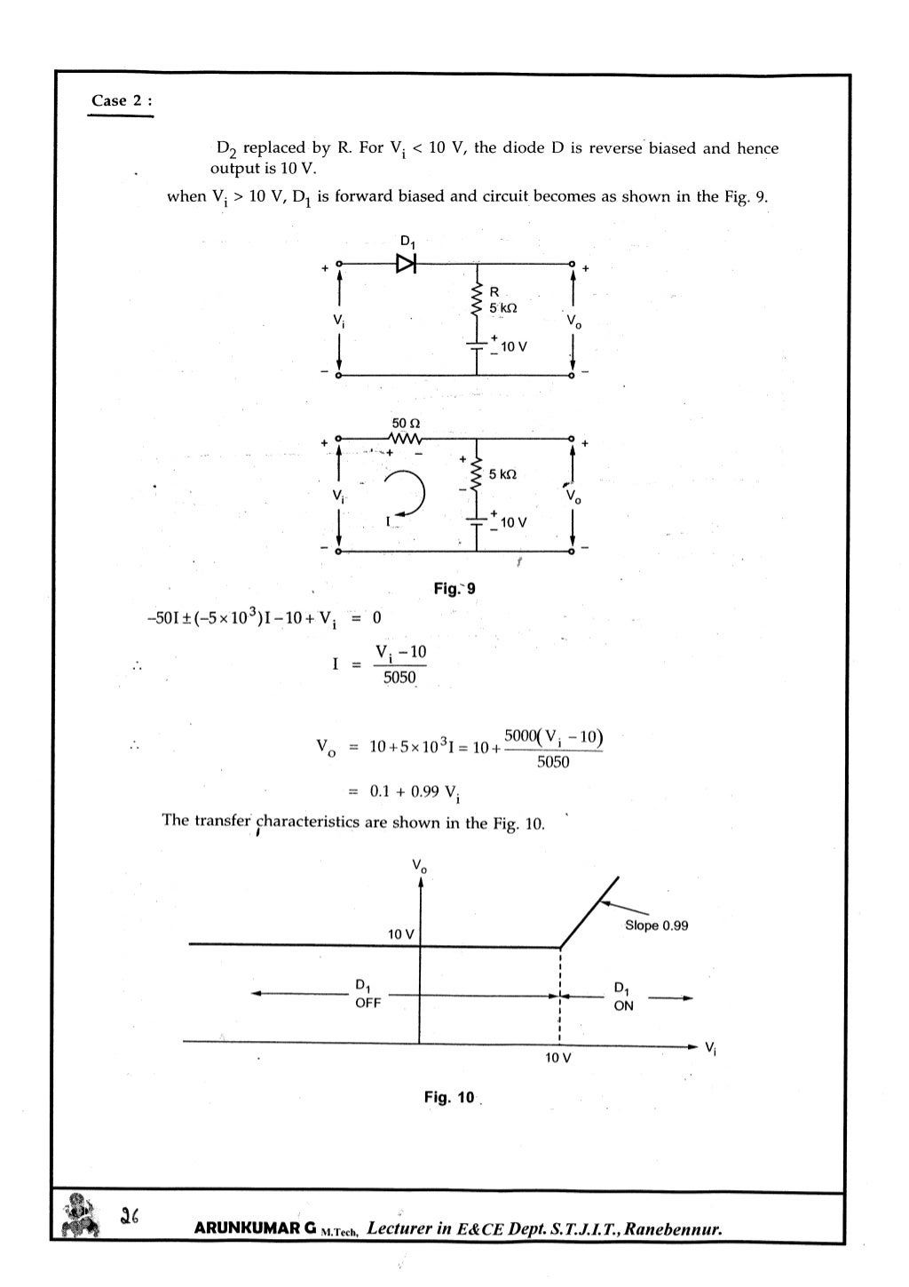 Analog Electronics Circuits Questions