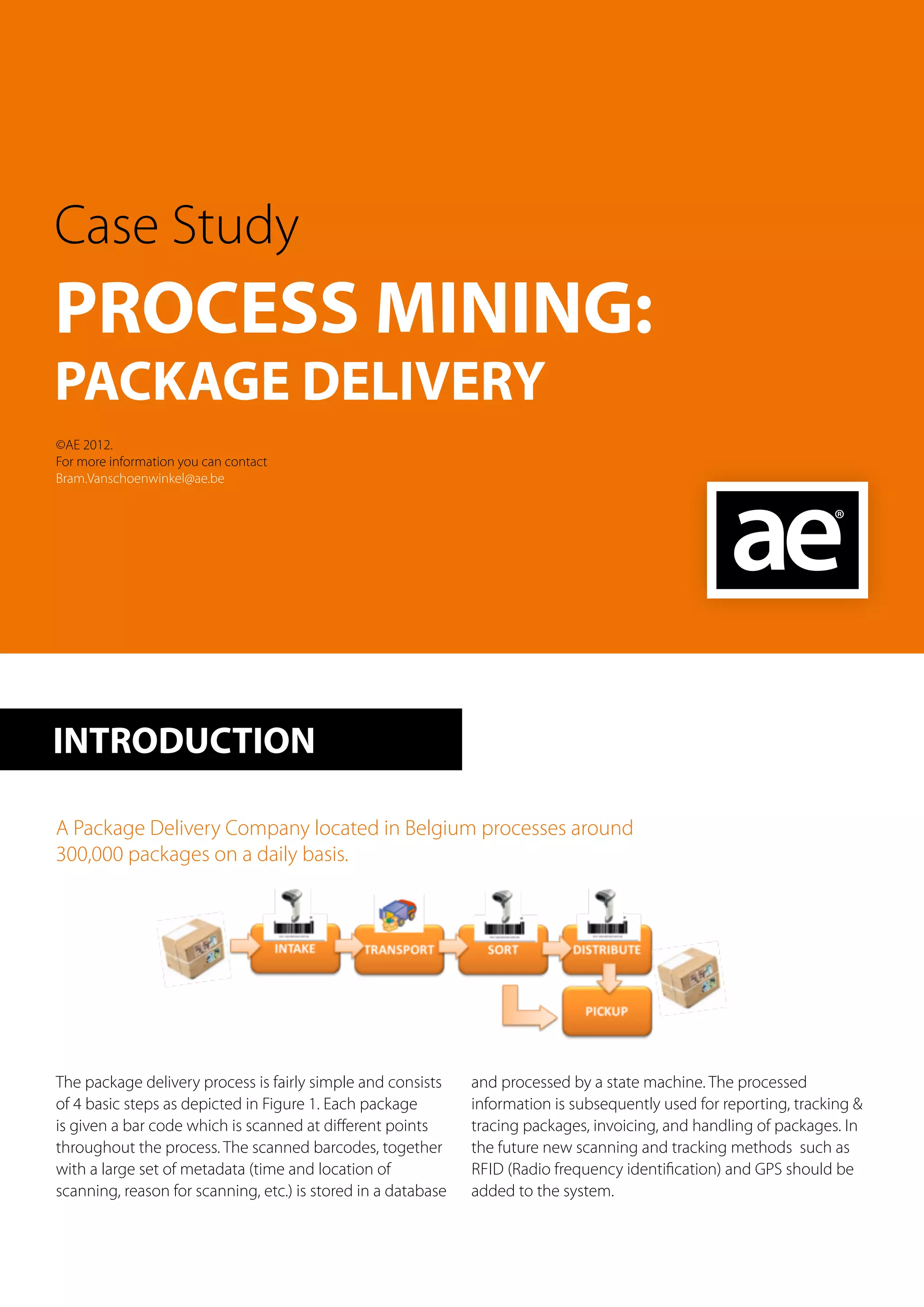 Process Mining in Package Delivery (Logistics) - AE nv | PDF | Computer Software and ...
