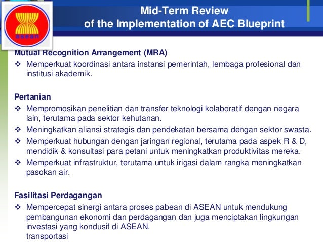 Aec blueprint dan peran daerah dalam penerapannya