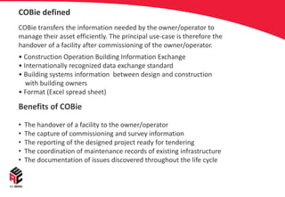 Aec digital solutions portfolio(COBie/Level 2 BIM) | PPTX