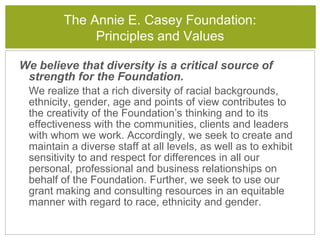 Casey Foundation Workforce Composition | PPTX