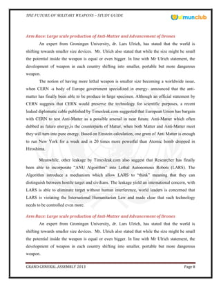 FUTURE MILITARY WEAPONS study guide | PDF