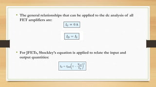 Analog Electronic Circuits - Module 2.2 | PPT