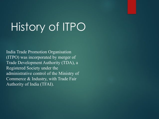 International trade promotion organisation | PPTX