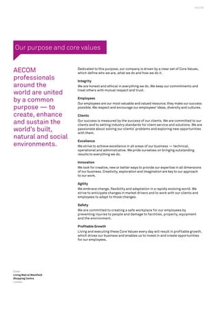 Aecom 2011 global sustainability report | PDF | Civil Engineering ...