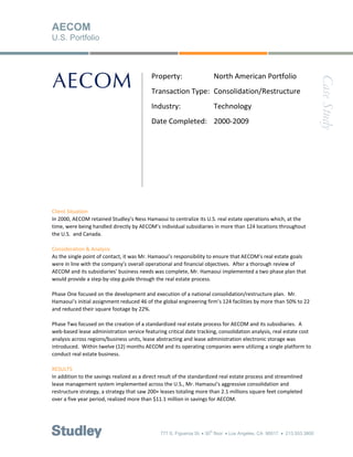 Aecom Case Study | PDF