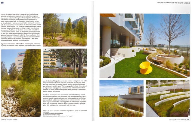 Landscape Record - Therapeutic Landscape and Healing Gardens | PDF