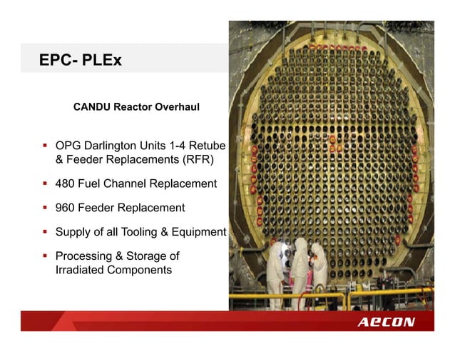 Aecon nuclear capabilities and experience | PPT