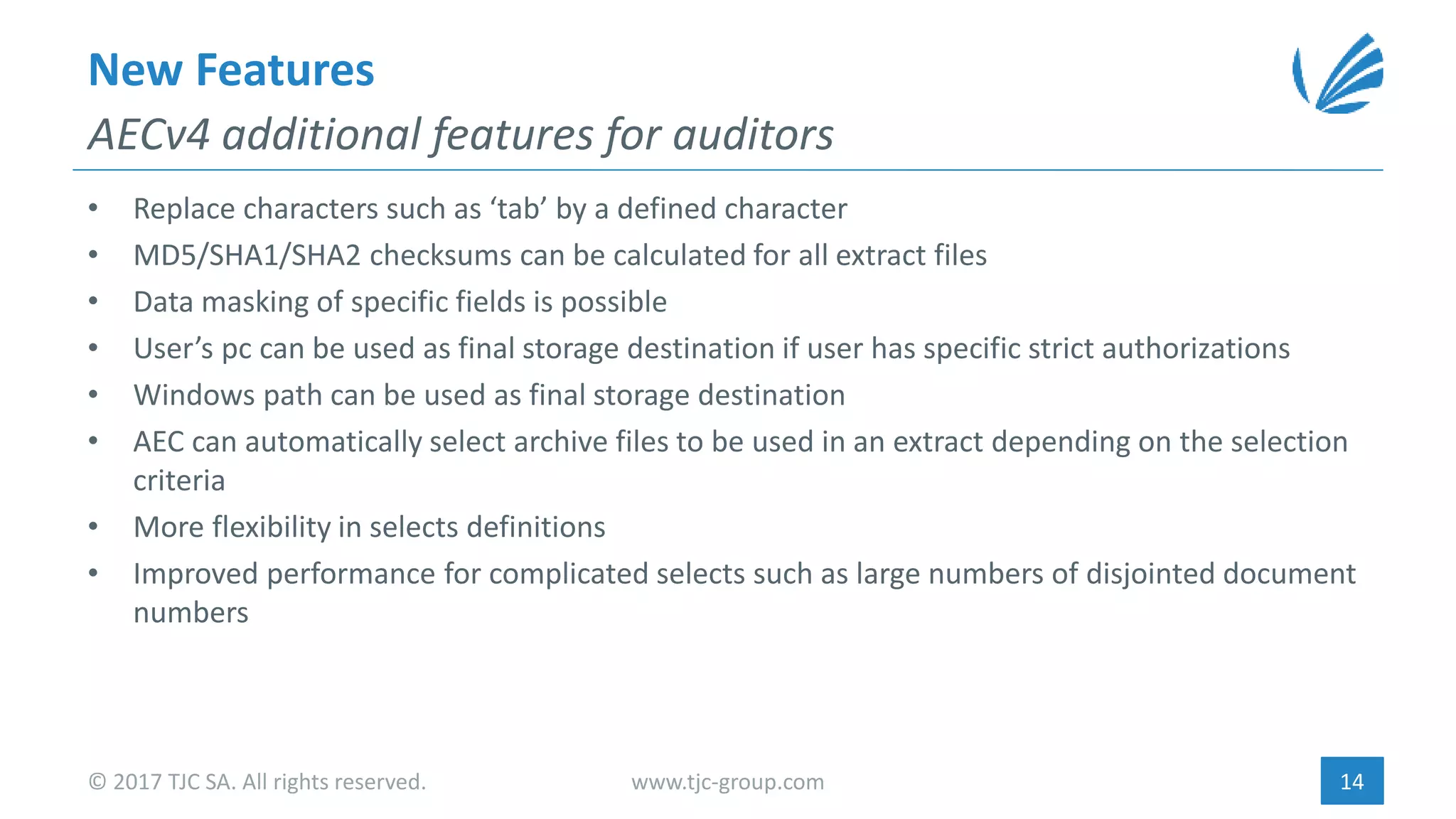 AEC Release 4.0 overview | PPT
