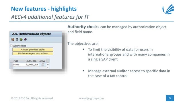 AEC Release 4.0 overview | PPT