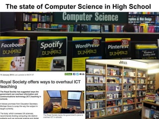 Innovating computer science education at the high school level through ...